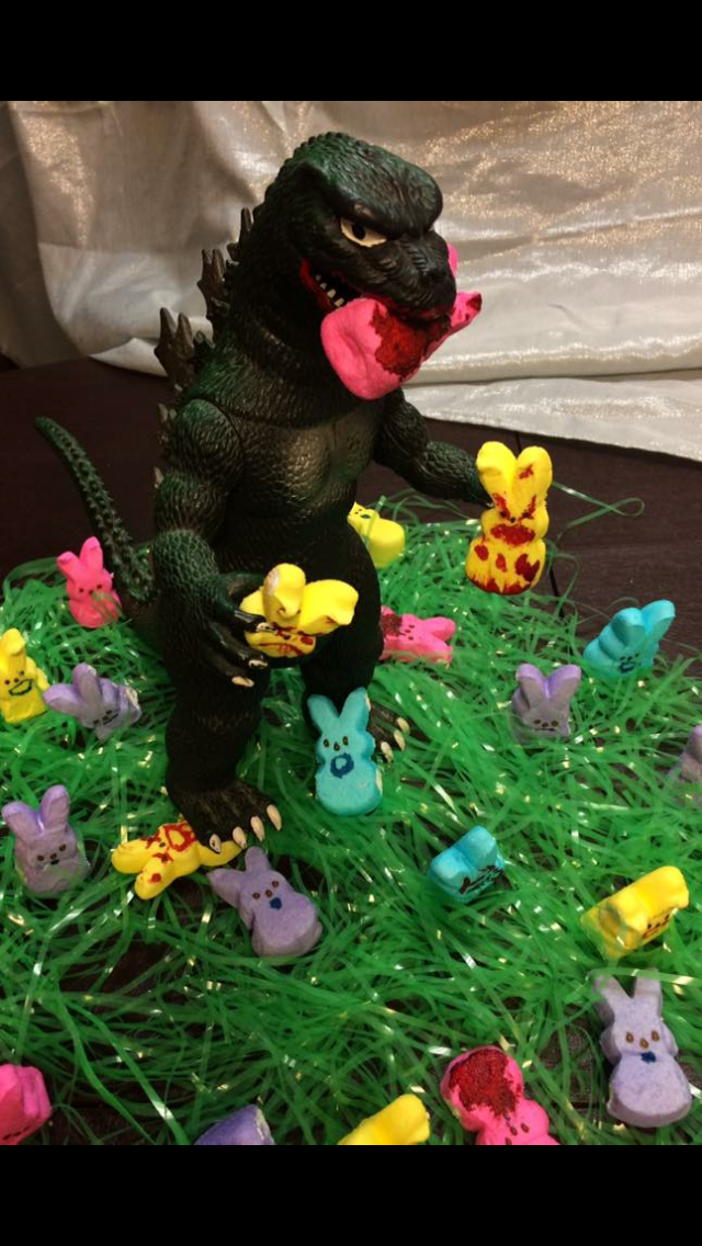 See What the Easter Bunny Left for Godzilla - Godzilla Forum